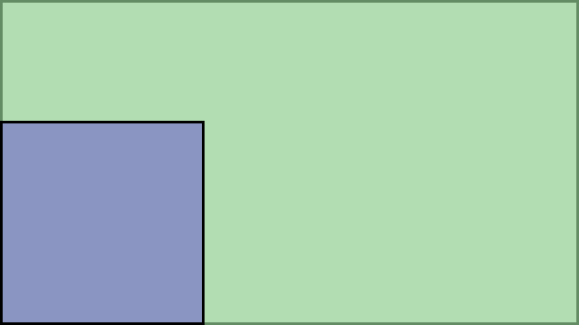 Visual TV Size Comparison : 10 inch 1x1 display vs 23 inch 16x9 display