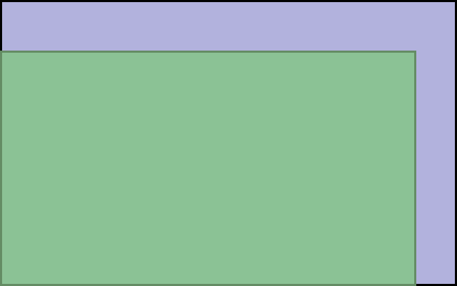 Visual TV Size Comparison : 12.4 inch 16x10 display vs 11 inch 16x9 display