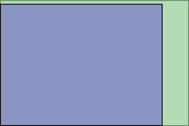 Visual TV Size Comparison : 12.9 inch 4x3 display vs 14.4 inch 3x2 display
