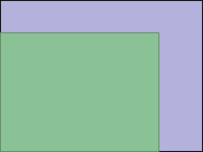 Visual TV Size Comparison : 140 inch 4x3 display vs 110 inch 4x3 display