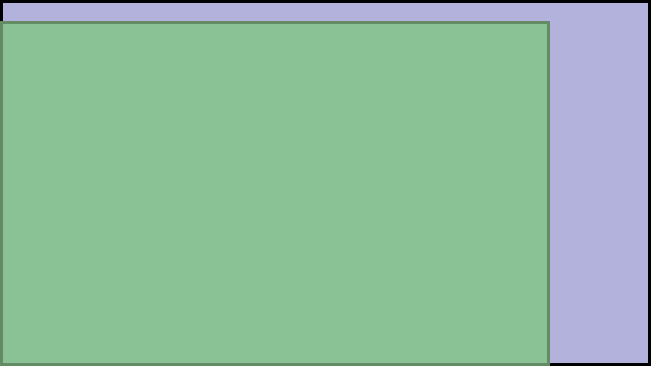 Visual TV Size Comparison : 16.1 inch 16x9 display vs 14 inch 16x10 display