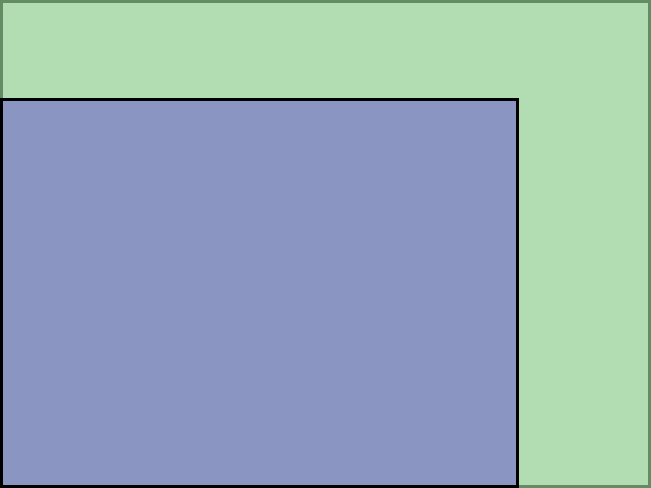Visual TV Size Comparison : 17 inch 4x3 display vs 21.3 inch 4x3 display
