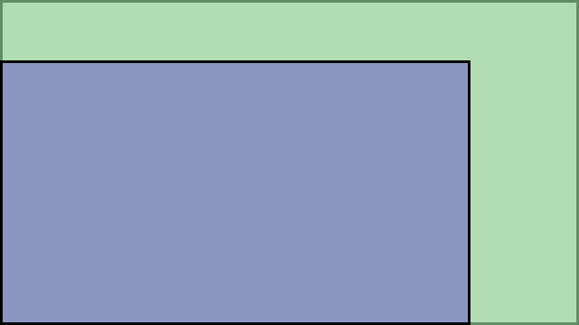 Visual TV Size Comparison : 19.5 inch 16x9 display vs 24 inch 16x9 display