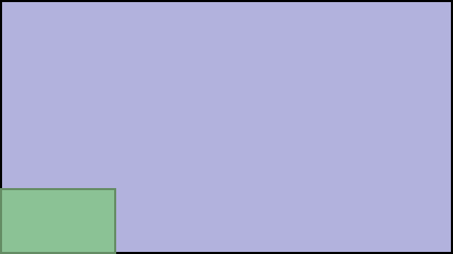 Visual TV Size Comparison : 195 inch 16x9 display vs 50 inch 16x9 display
