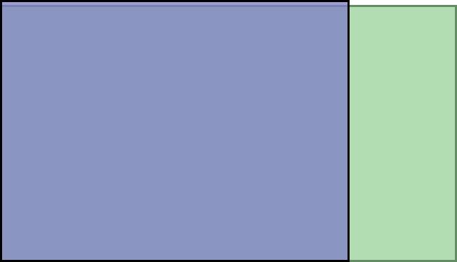 Visual TV Size Comparison : 20 inch 4x3 display vs 24 inch 16x9 display