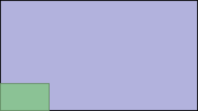 Visual TV Size Comparison : 200 inch 16x9 display vs 50 inch 16x9 display