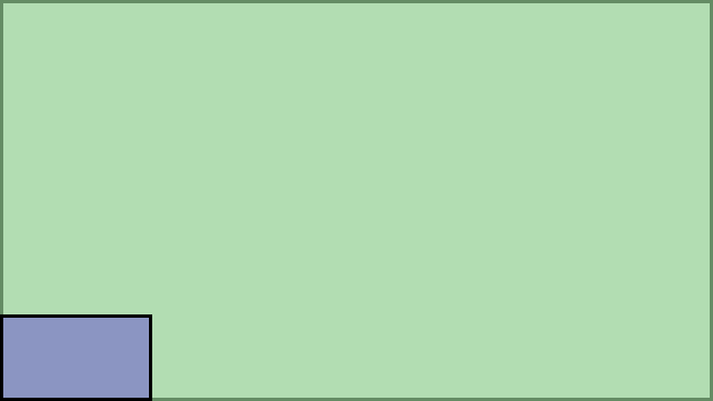 Visual TV Size Comparison : 24 inch 16x9 display vs 113 inch 16x9 display