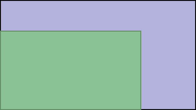 Visual TV Size Comparison : 24 inch 16x9 display vs 17.3 inch 16x9 display