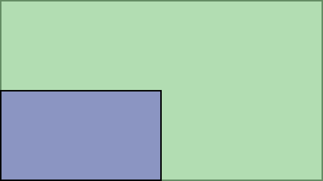 Visual TV Size Comparison : 24 inch 16x9 display vs 48 inch 16x9 display