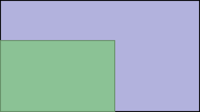 Visual TV Size Comparison : 27 inch 16x9 display vs 16 inch 16x10 display
