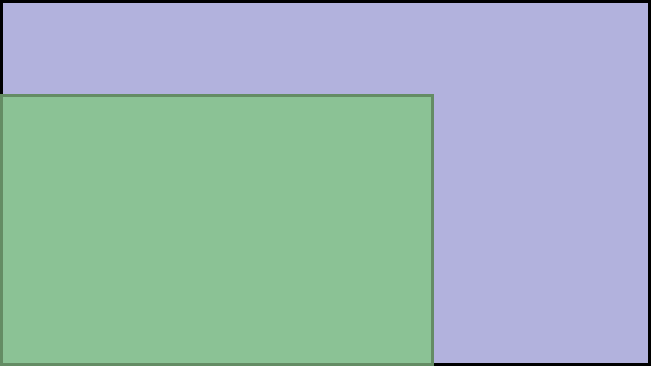Visual TV Size Comparison : 27 inch 16x9 display vs 18.5 inch 16x10 display