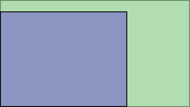 Visual TV Size Comparison : 27 inch 4x3 display vs 37 inch 16x9 display