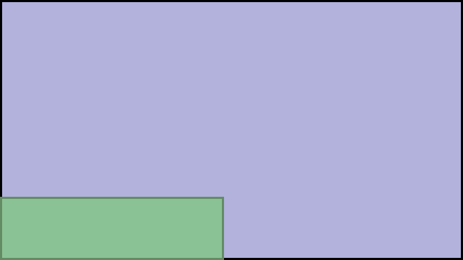 Visual TV Size Comparison : 32 inch 16x9 display vs 14 inch 32x9 display