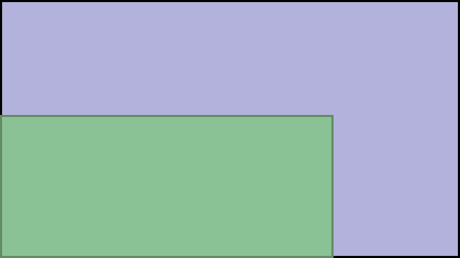 Visual TV Size Comparison : 32 inch 16x9 display vs 22 inch 21x9 display