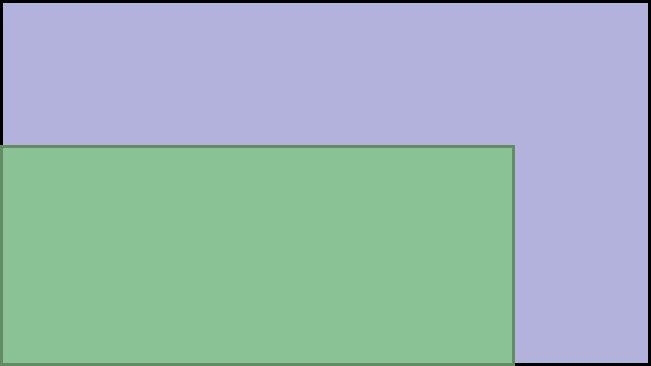 Visual TV Size Comparison : 32 inch 16x9 display vs 24 inch 21x9 display
