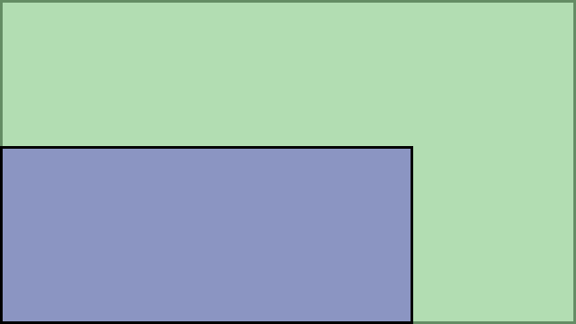 Visual TV Size Comparison : 34 inch 21x9 display vs 50 inch 16x9 display
