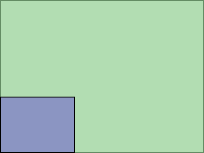 Visual TV Size Comparison : 36 inch 4x3 display vs 98 inch 4x3 display
