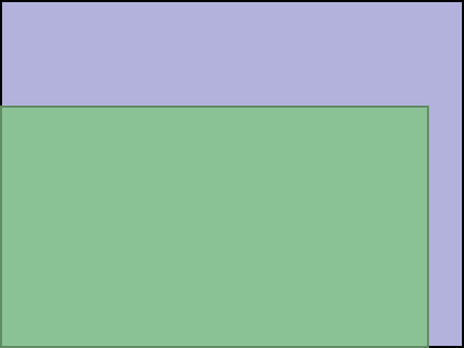 Visual TV Size Comparison : 40 inch 4x3 display vs 34 inch 16x9 display