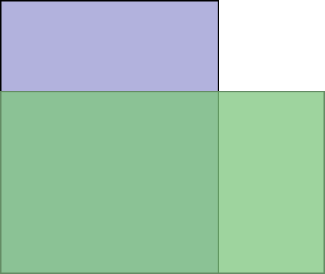 Visual TV Size Comparison : 40 inch 4x5 display vs 42.5 inch 16x9 display