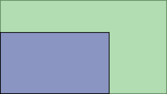 Visual TV Size Comparison : 42 inch 16x9 display vs 64 inch 16x9 display