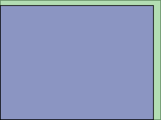 Visual TV Size Comparison : 43 inch 4x3 display vs 45 inch 4x3 display