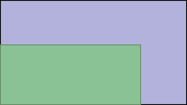 Visual TV Size Comparison : 47.5 inch 16x9 display vs 34 inch 21x9 display