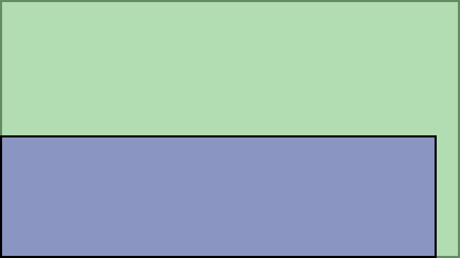 Visual TV Size Comparison : 49 inch 32x9 display vs 57 inch 16x9 display