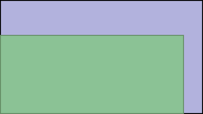 Visual TV Size Comparison : 50 inch 16x9 display vs 43 inch 21x9 display