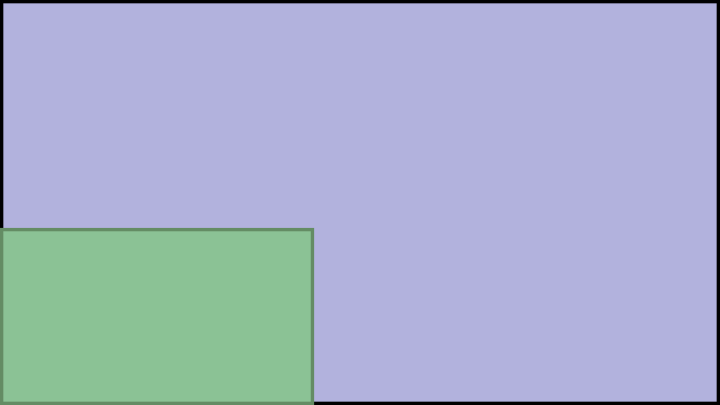 Visual TV Size Comparison : 55 inch 16x9 display vs 24 inch 16x9 display