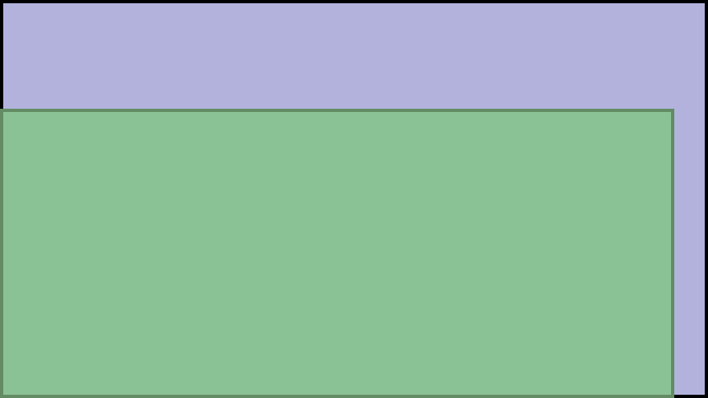 Visual TV Size Comparison : 55 inch 16x9 display vs 49.7 inch 21x9 display