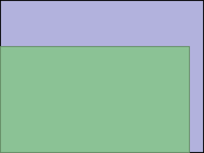 Visual TV Size Comparison : 55 inch 4x3 display vs 47 inch 16x9 display