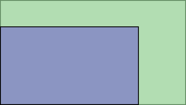 Visual TV Size Comparison : 56 inch 16x9 display vs 75 inch 16x9 display
