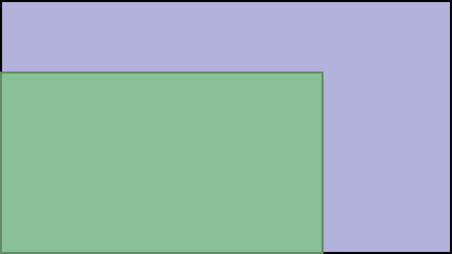 Visual TV Size Comparison : 60 inch 16x9 display vs 43 inch 16x9 display
