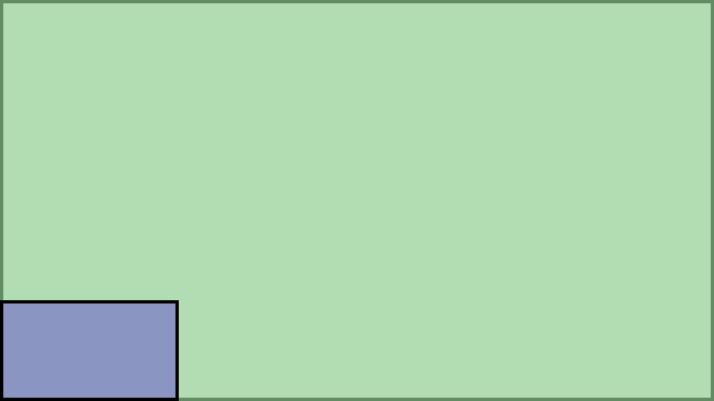 Visual TV Size Comparison : 65 inch 16x9 display vs 260 inch 16x9 display