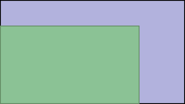 Visual TV Size Comparison : 65 inch 16x9 display vs 49 inch 16x9 display