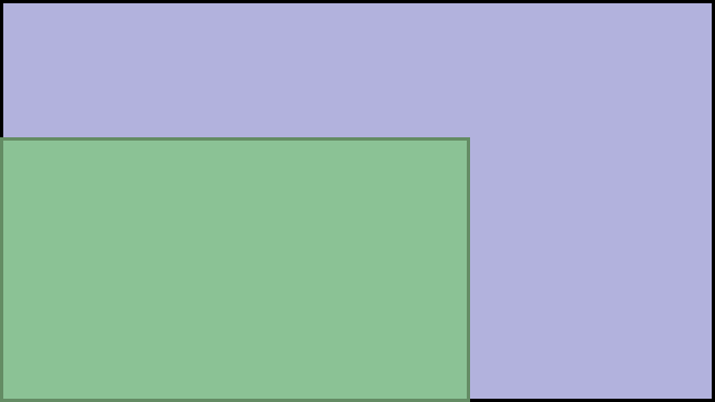 Visual TV Size Comparison : 70 inch 16x9 display vs 46 inch 16x9 display
