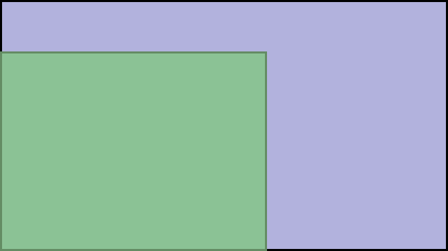 Visual TV Size Comparison : 77 inch 16x9 display vs 50 inch 4x3 display