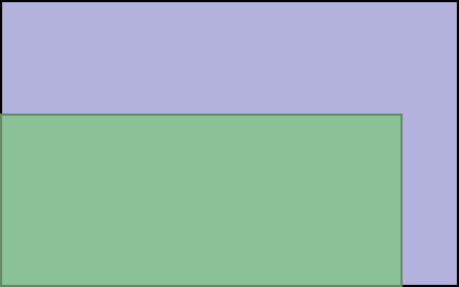 Visual TV Size Comparison : 8.4 inch 16x10 display vs 6.8 inch 21x9 display