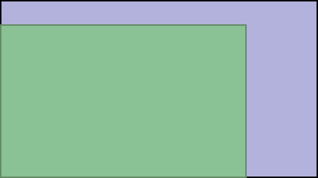 Visual TV Size Comparison : 8.4 inch 16x9 display vs 6.7 inch 16x10 display