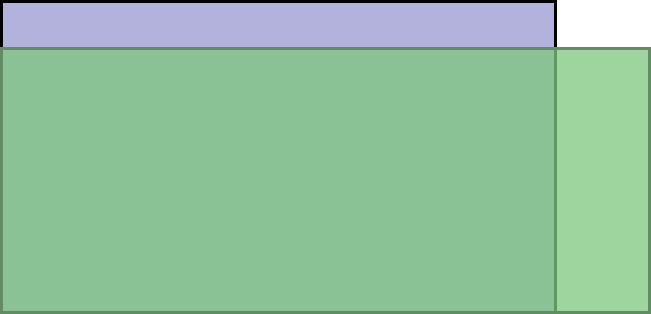 Visual TV Size Comparison : 8 inch 16x9 display vs 8.8 inch 22x9 display