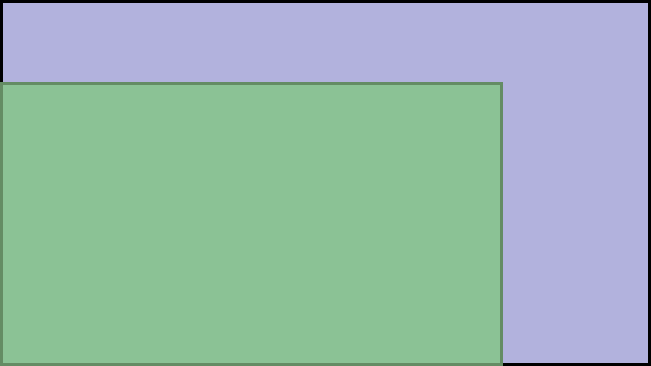 Visual TV Size Comparison : 84 inch 16x9 display vs 65 inch 16x9 display