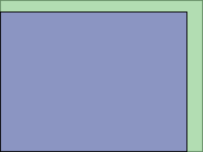 Visual TV Size Comparison : 9.7 inch 4x3 display vs 10.5 inch 4x3 display
